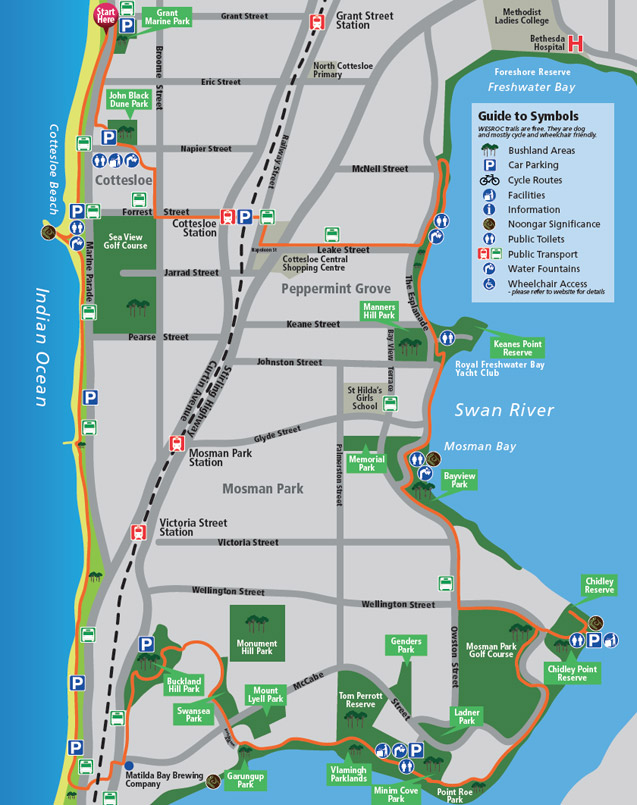 Wardun Beelier Bidi Trail - Whadjuk Trail Network - Walking Trails ...